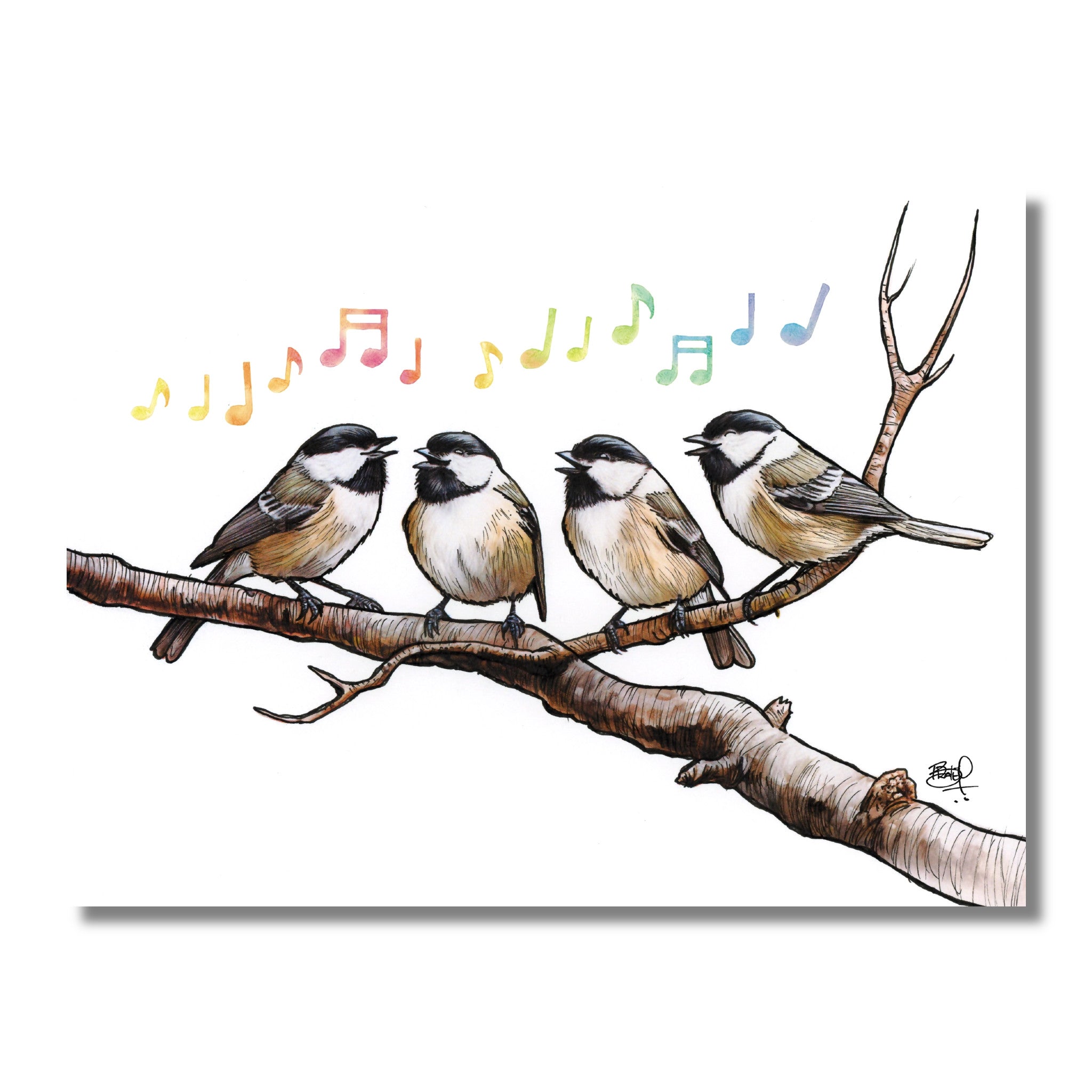 Blank Card — Bird Quartet – The Symphony Store