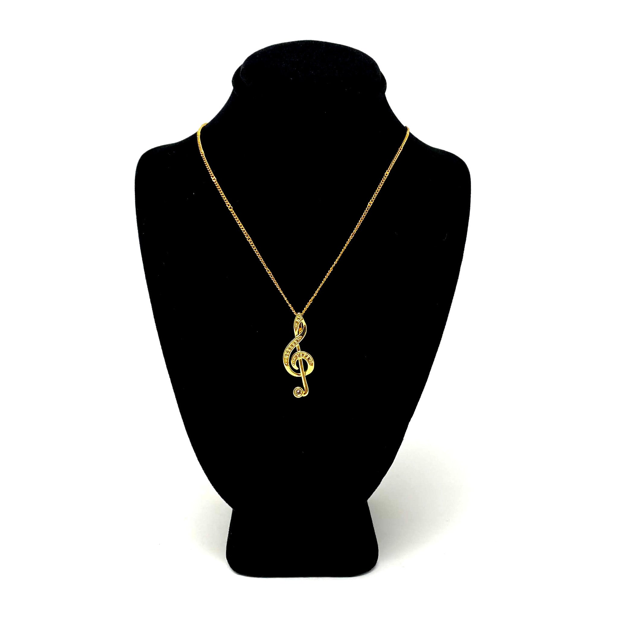 Treble Clef Necklace, Gold – The Symphony Store